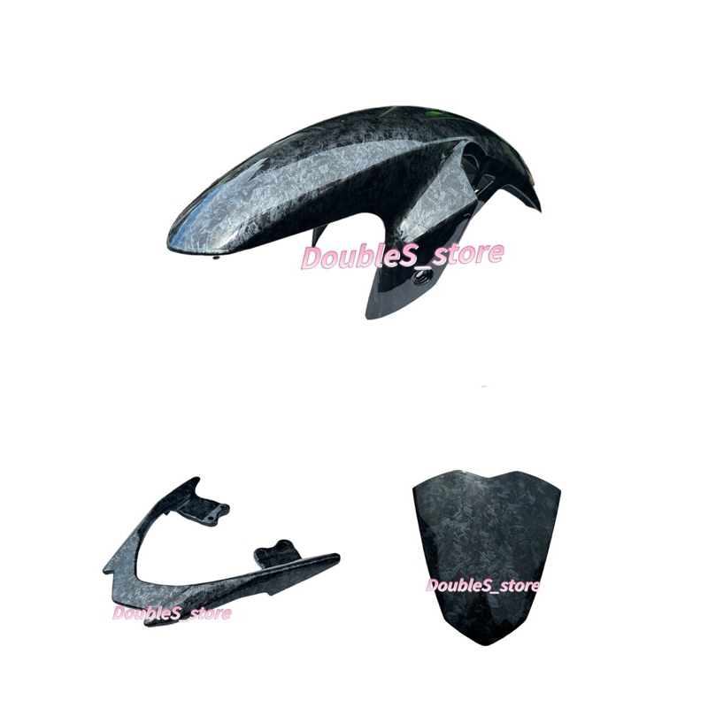 🔥New stok🔥 YAMAHA Y15 V1 V2 FORGED CARBON SPOILER MUDGUARD VISOR L BAR ...