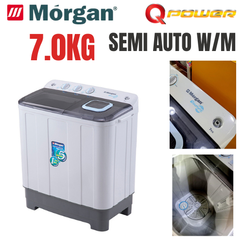 Morgan Semi Auto Washing Machine 7kg / 10kg / 12kg Mesin Basuh MWM ...