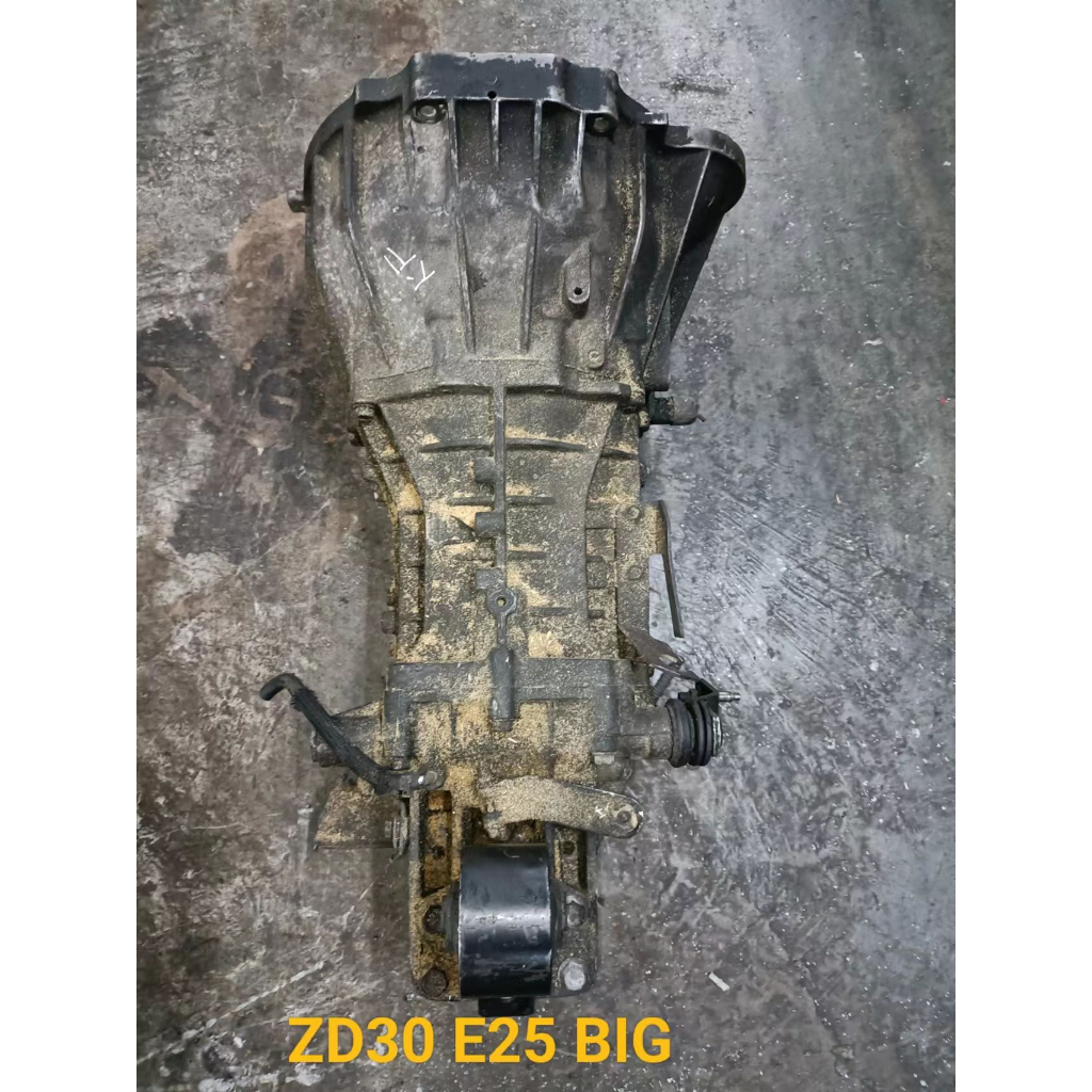 NO T/I ZD30 BIG 5 SPEED GEARBOX WITH LONG SHAFT USED ORIGINAL GEAR BOX ...