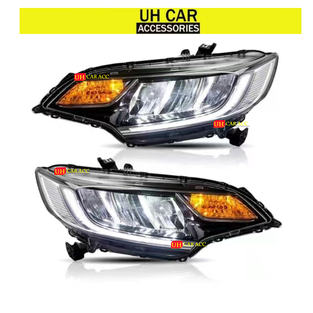 HONDA JAZZ GK 2014-2023 TAILWAN DEPO LED HEADLAMP HEAD LAMP LIGHT ...