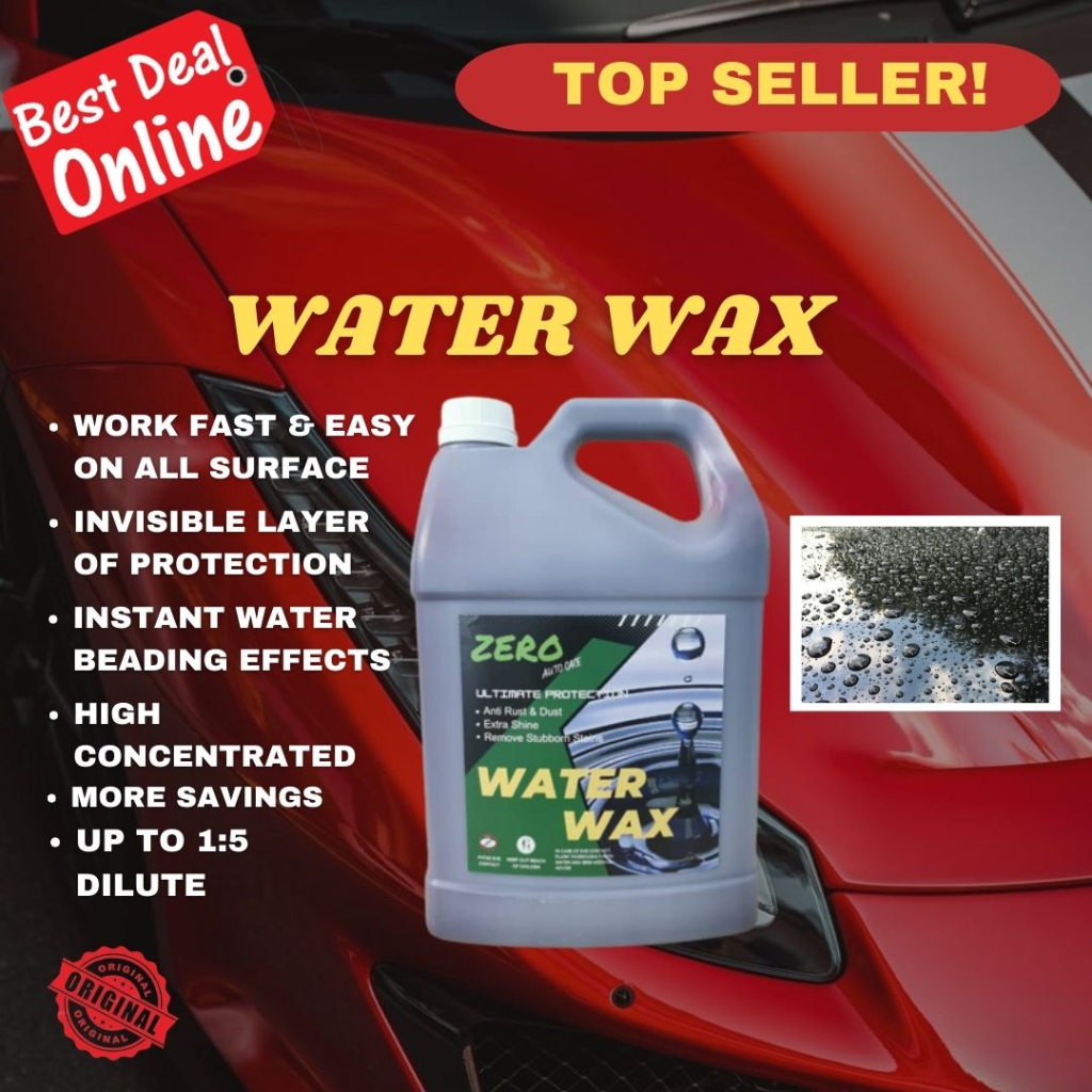 Pelindung Wax Air Kereta Water Wax 5L Lebih Penjimatan Water Coating ...