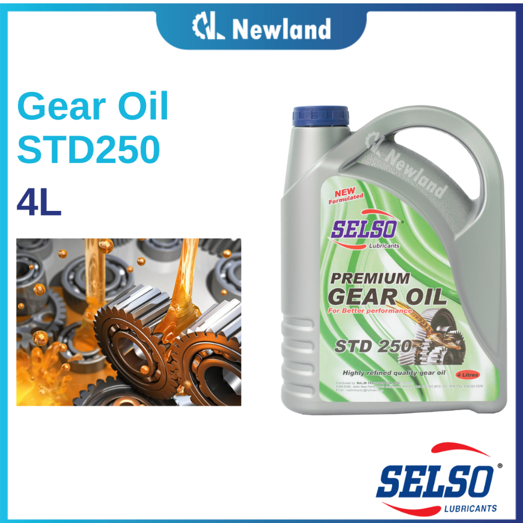 SELSO Gear Oil 250 Premium STD (4L) | Shopee Malaysia