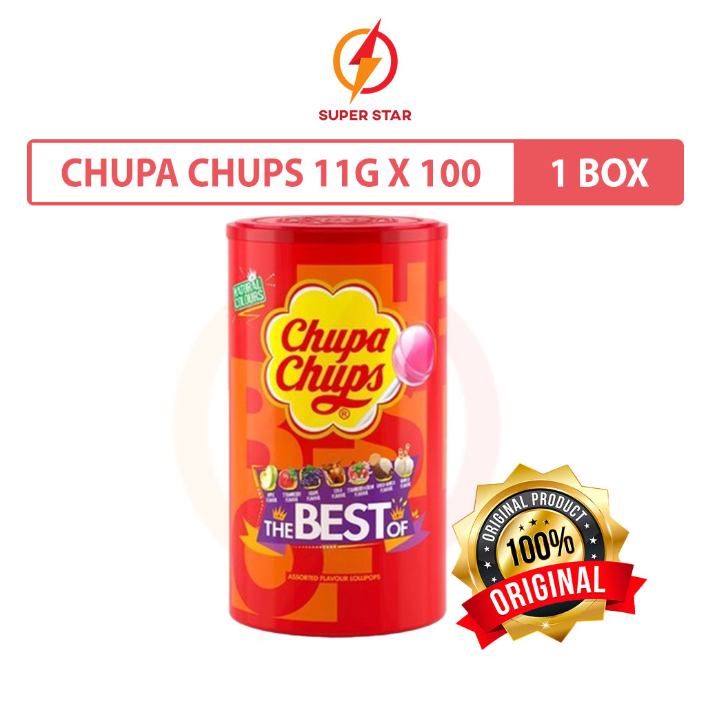 Chupa Chups Classic - Best of 100 (1 Box) | Shopee Malaysia