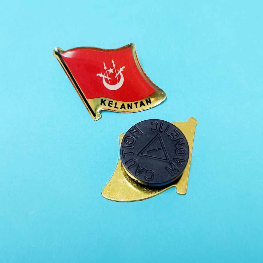 Kelantan State Flag Magnetic with logo Kelantan Negeri Malaysia Magnet ...