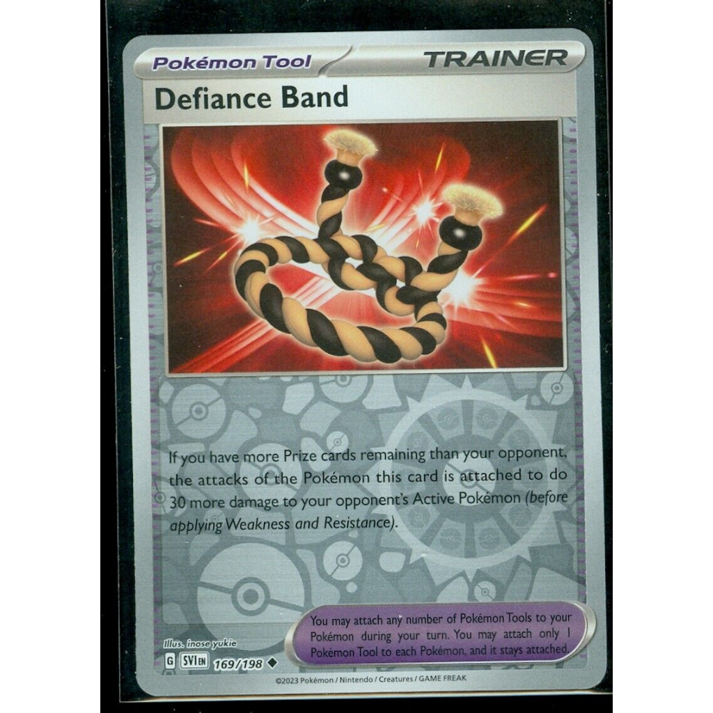 POKEMON DEFIANCE BAND 169/198 REV HOLO - SCARLET VIOLET | Shopee Malaysia