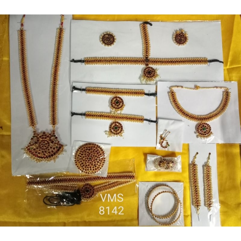 baratham jewellery set.. ready stock | Shopee Malaysia