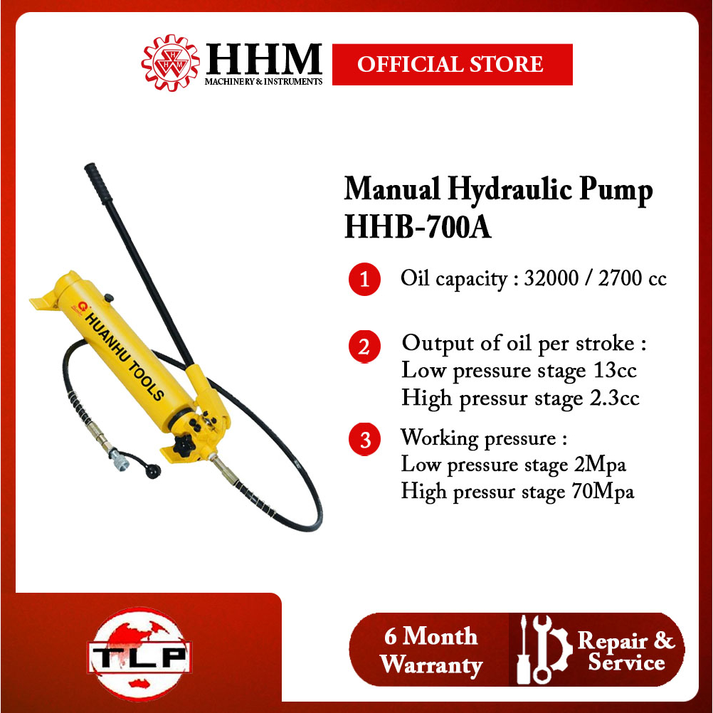 𝐓𝐋𝐏 𝐇𝐔𝐀𝐍𝐇𝐔 Manual Hydraulic Pump (HHB-700A) | Shopee Malaysia