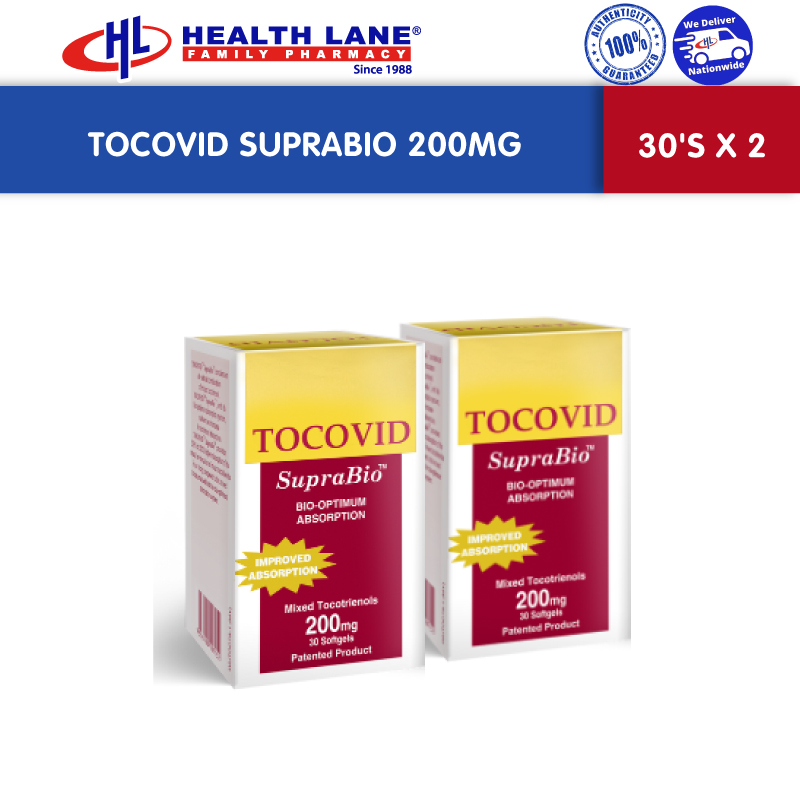 Tocovid Suprabio 200mg (30's x 2) [Free of Charge] | Shopee Malaysia