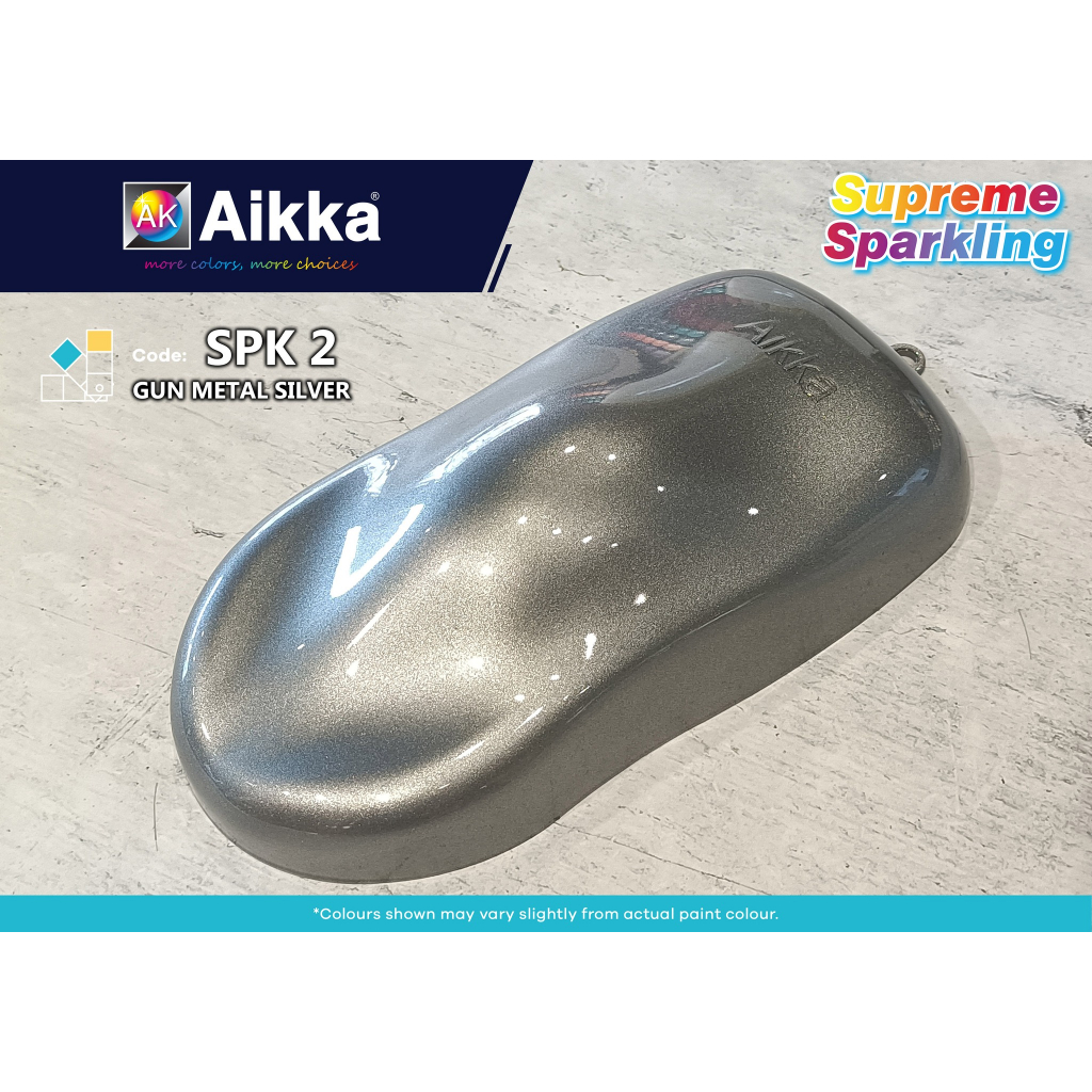 SPK2 GUN METAL SILVER - Aikka Supreme Sparkling SPK2 | Shopee Malaysia