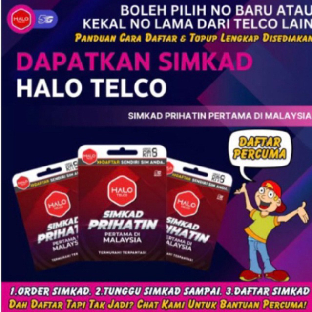 Sim Card Halotelco tunetalk DAN simcard unlimited data | Shopee Malaysia