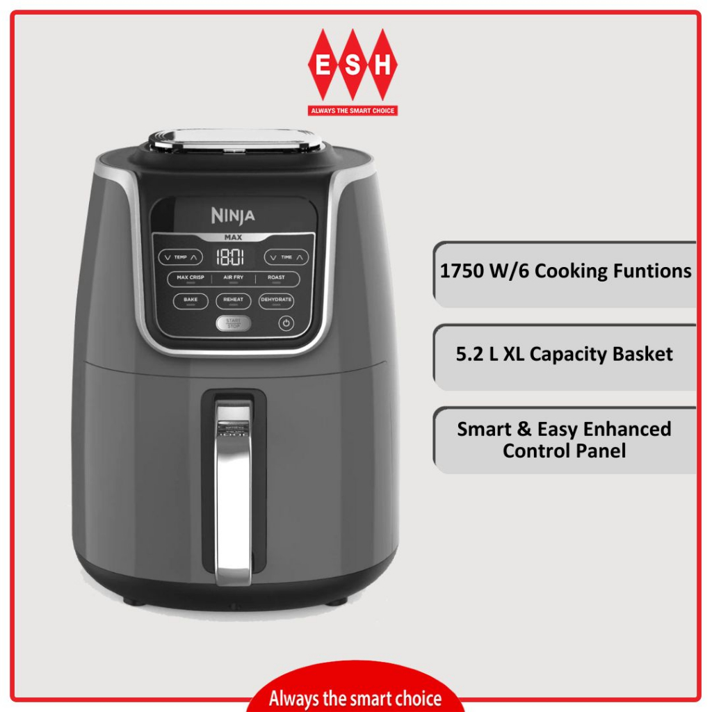 Ninja AF160 5.2L 1750W Air Fryer Max | ESH | Shopee Malaysia