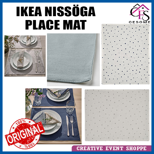 IKEA 💯Original ikea NISSOGA NISSÖGA Place Mat Alas Pinggan | Shopee ...