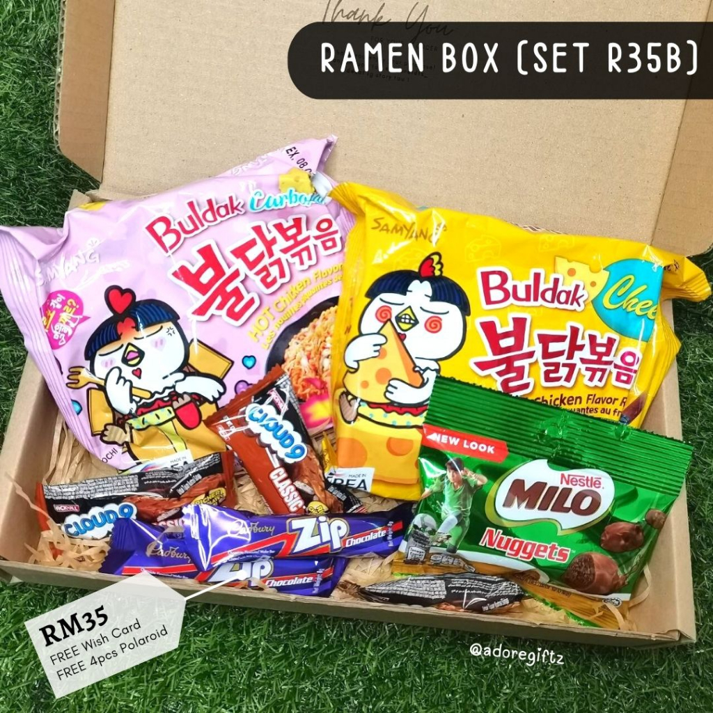 SAMYANG BULDAK RAMEN Chocolate Surprise Gift Box FREE Wish Card FREE ...