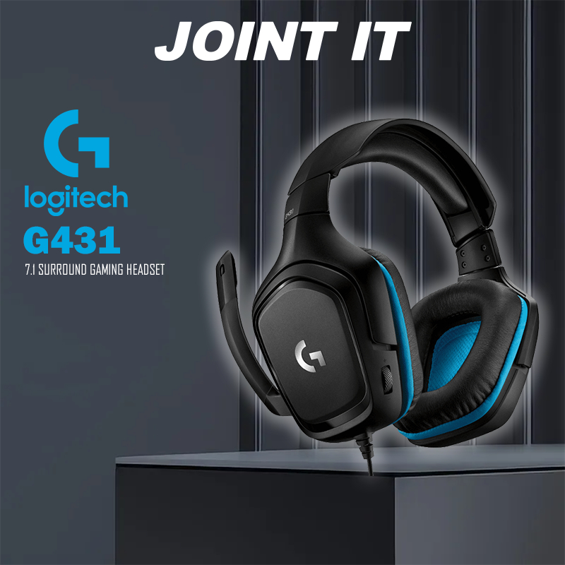 LOGITECH G431 7.1 Wired Surround Sound Gaming Headset | Shopee Malaysia