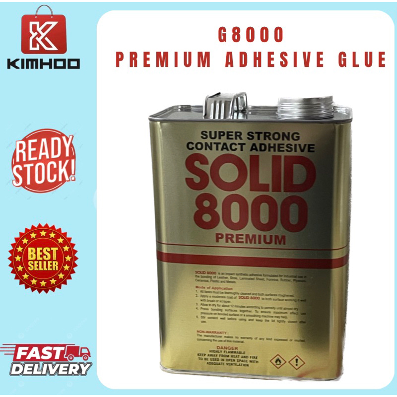 GAM PEREKAT Super Strong Contact Adhesives Solid 8000 Premium Glue 3KG ...