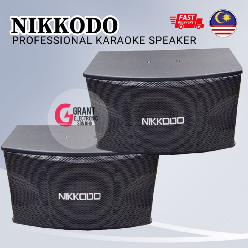 [Per Pair] NIKKODO 10" 150w-300w PROFESSIONAL KARAOKE SPEAKER 10inch ...