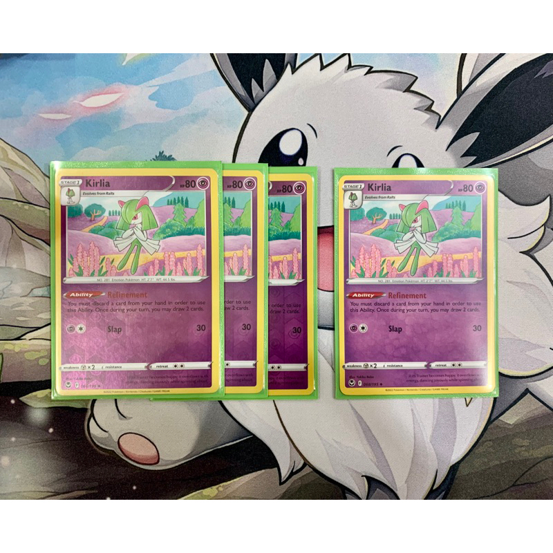 Pokemon TCG [Playset] - Kirlia Refinement Ability Silver Tempest 068/ ...