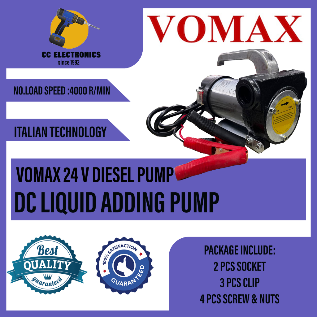 Vomax Diesel Pump / DC Liquid Adding Pump / Italy Technology / (24 V ...