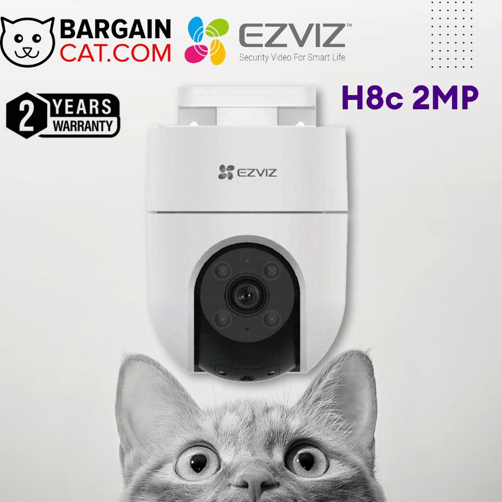 EZVIZ H8C 2MP 4MP Wi-Fi Outdoor PT Camera Human / Vehicle Shape ...