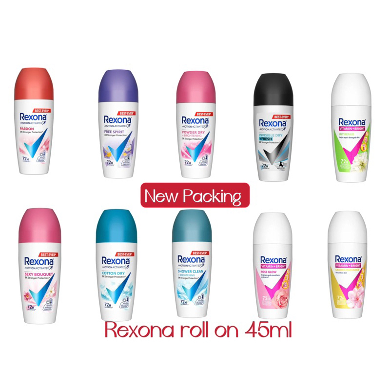 Rexona roll on deodorant 45ml | Shopee Malaysia