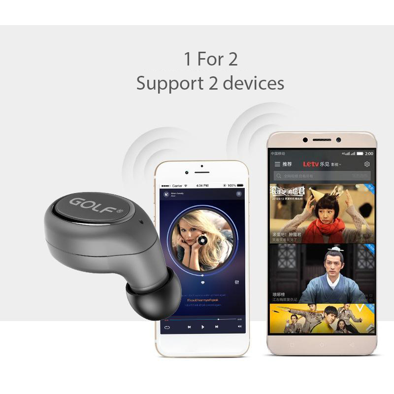 GOLF Mini Bluetooth Headset GF-B9 (2 Colors) | Shopee Malaysia