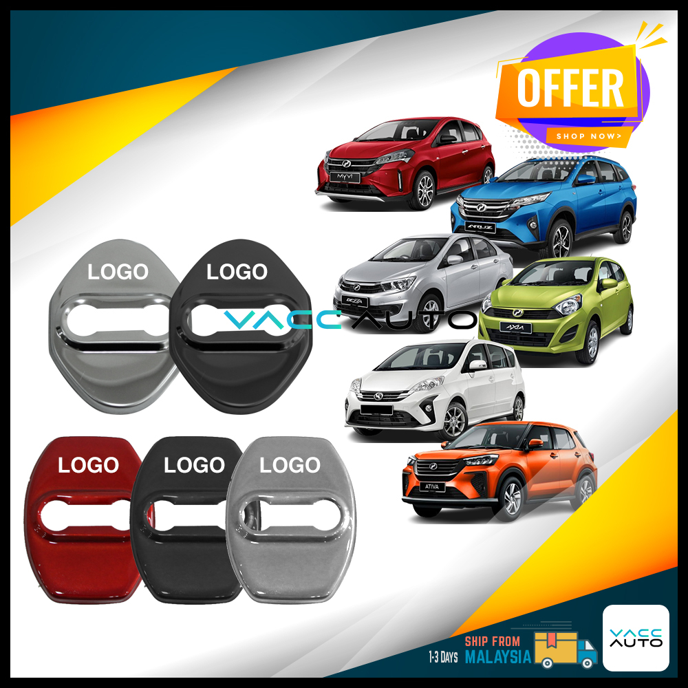 Perodua Myvi Axia Bezza Aruz Alza Ativa Custom Made Door Lock Chrome ...