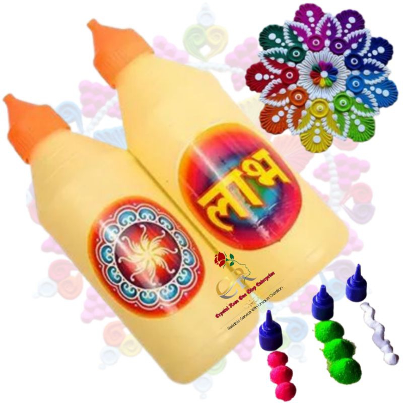 Rangoli Making Tool - Rangoli Colour Plastic Bottle Per Piece | Shopee ...