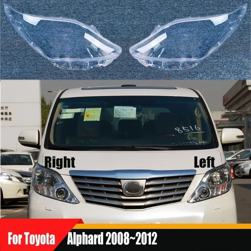 TOYOTA ALPHARD 2008-2012 HEAD LAMP COVER HEAD LIGHT COVER | Shopee Malaysia
