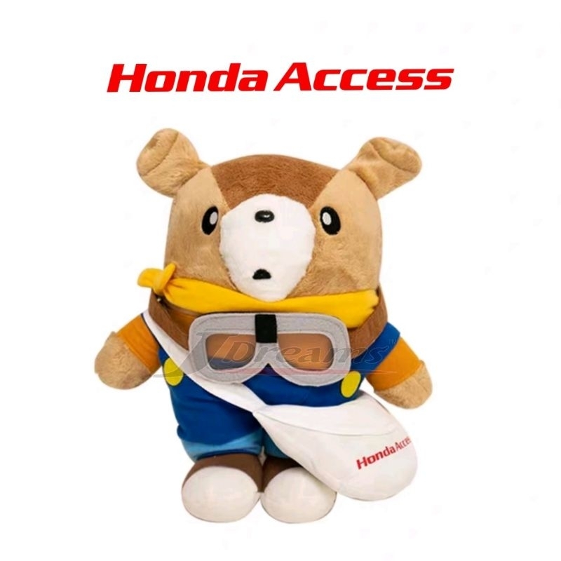 Honda Access Mascot Character Kurutam Bear Soft Toy Honda City Jazz ...