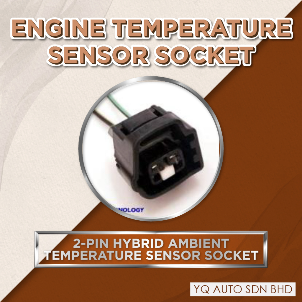 🔥Engine Tempurature Sensor Socket (ATS-AA018) - 2-PIN HYBRID AMBIENT ...