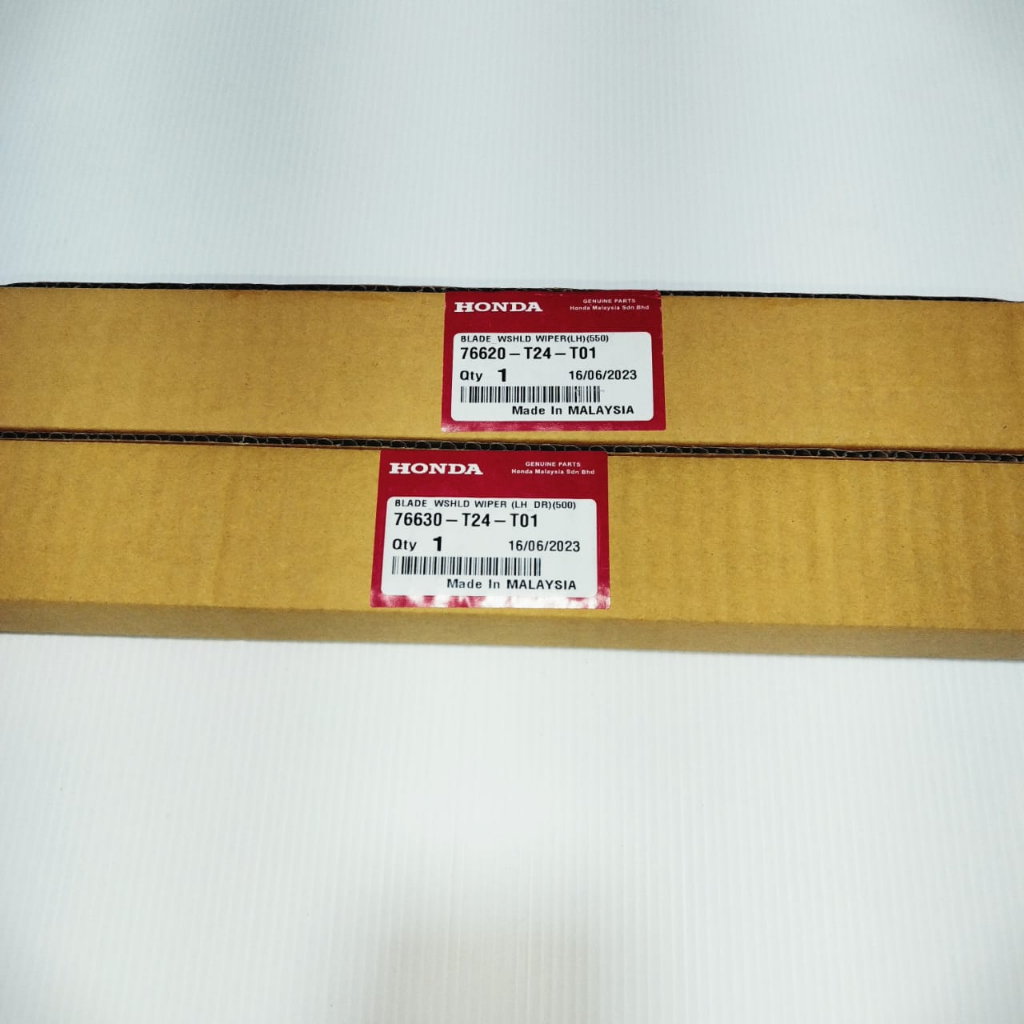 Honda Wiper Blade SET Honda Civic FE T24 ( 2022>> ) Front Wiper Blade RH & Lh ( 76620-T24-T01 ...