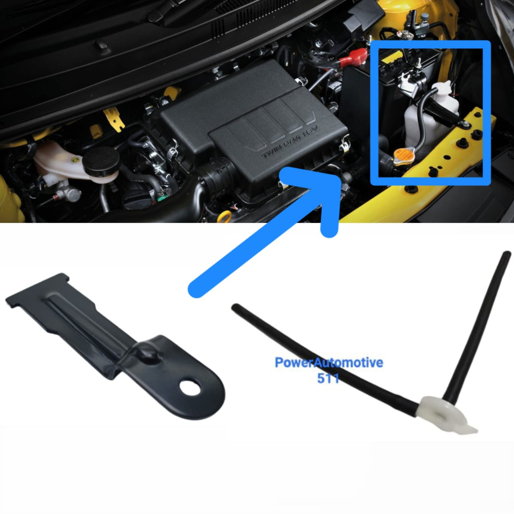 Perodua Myvi / Alza Radiator Spare Tank / Water Tank (CAP & HOSE) Or ...