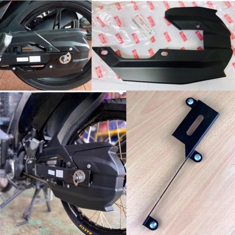 ORIGINAL LC135 V2-V8/Y15 Y15ZR CHAIN CASE COVER RANTAI + BRACKET PNP ...