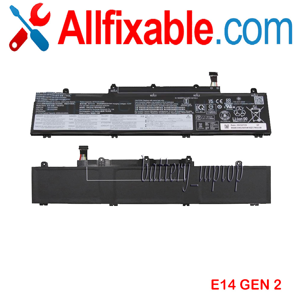Lenovo Thinkpad E14 Gen 2 E14 Gen 3 E15 GEN 2 E15 GEN 3 L19M3PD5 Series ...