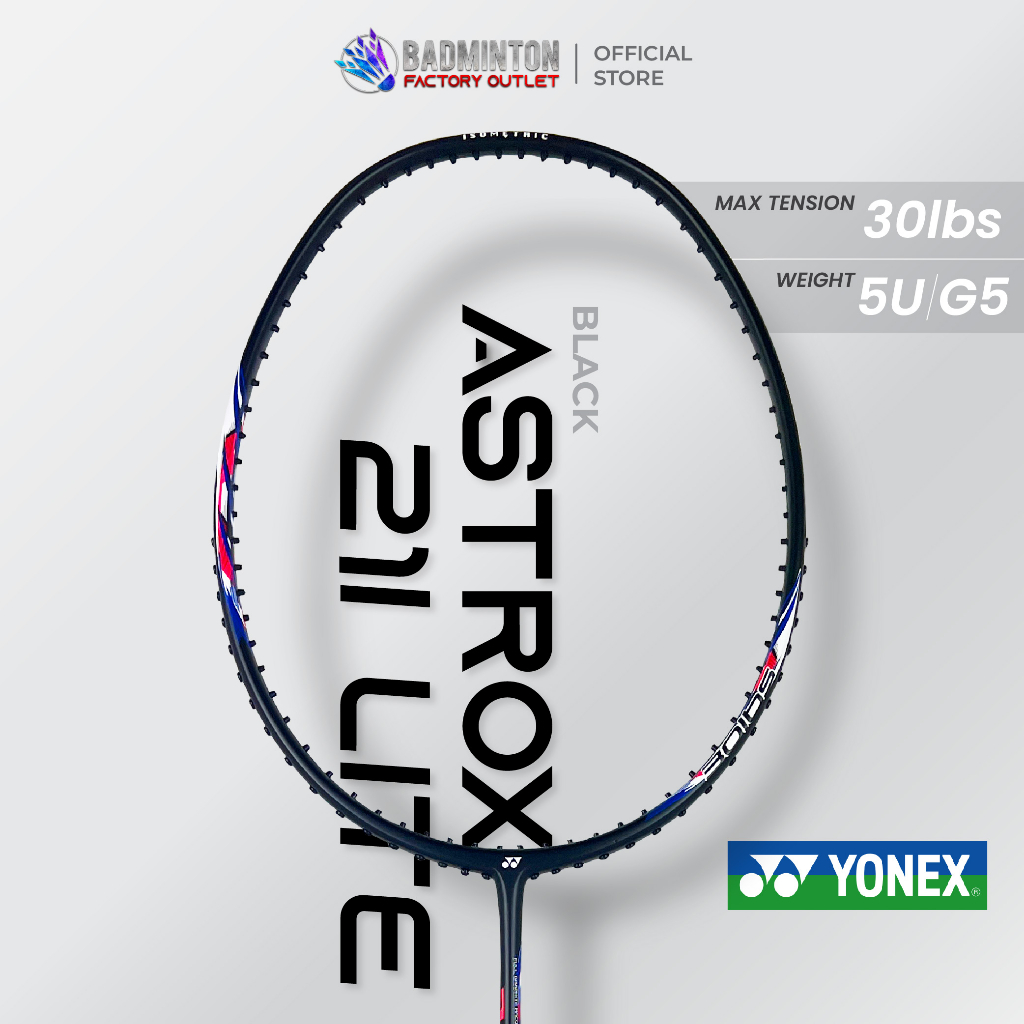 [Free String & Grip + Stringing] YONEX Astrox Lite 21i (Black ...