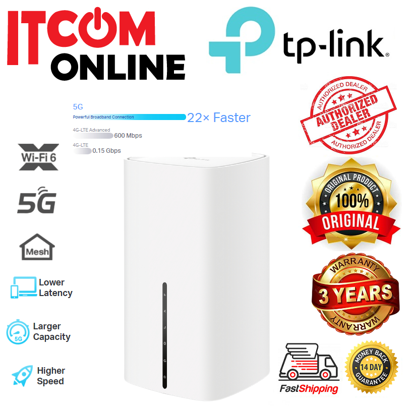 TP-LINK 5G WIFI 6 DUALBAND AX3000 GIGABIT MODEM MESH ROUTER SUPPORT ...
