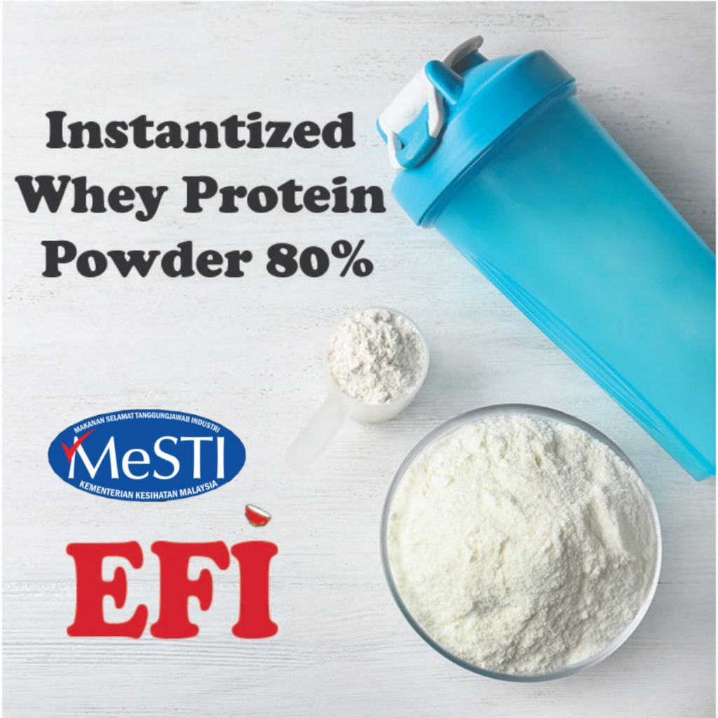 Instantized Whey Protein Powder (Concentrate) 80%|速溶浓缩乳清蛋白80% 100g-1kg | Shopee Malaysia
