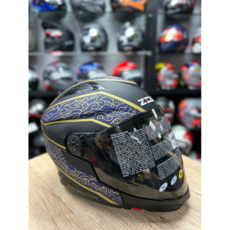 Zeus Helmet ZS 613 Batik/Songket Edition Double Visor (smoke visor ...