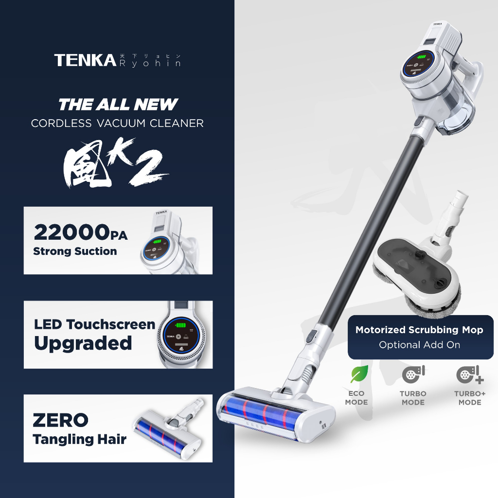 Tenka Ryohin Cordless Vacuum Cleaner Kaze K2 | Shopee Malaysia