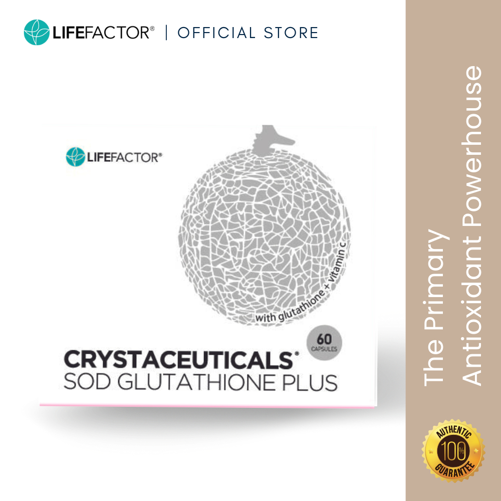 LIFE FACTOR® Crystaceuticals® SOD Glutathione Plus Perfecting Skin ...