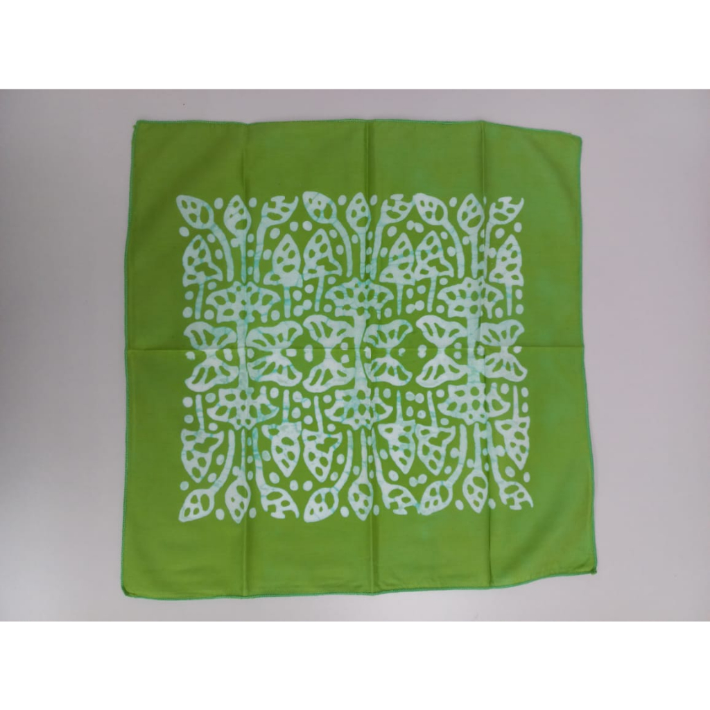 Cotton Batik Block Handkerchief Sapu Tangan Kapas Batik Terap 37cm (W ...
