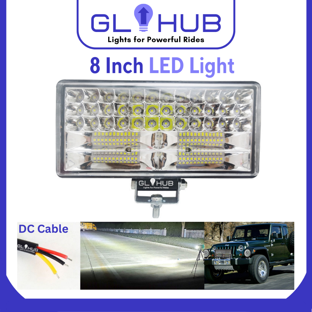 Glohub 8 inch LED Light / Spotlight 12V 24V | Shopee Malaysia