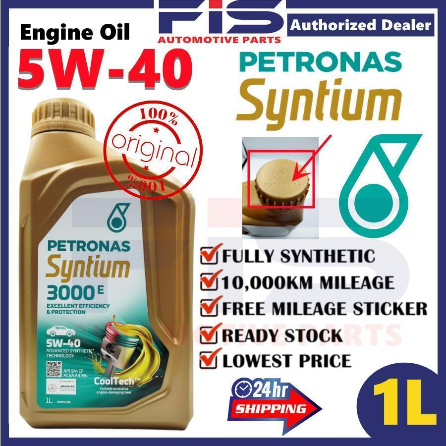 FIS Original Petronas Engine Oil Syntium 3000 5W40 Fully Synthetic ...