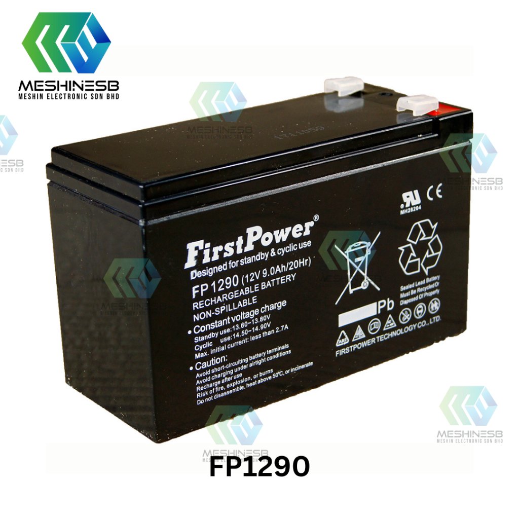 FP1290/SLAFP1290/12V 9.0AH SLA BATTERY (FIRSTPOWER) | Shopee Malaysia