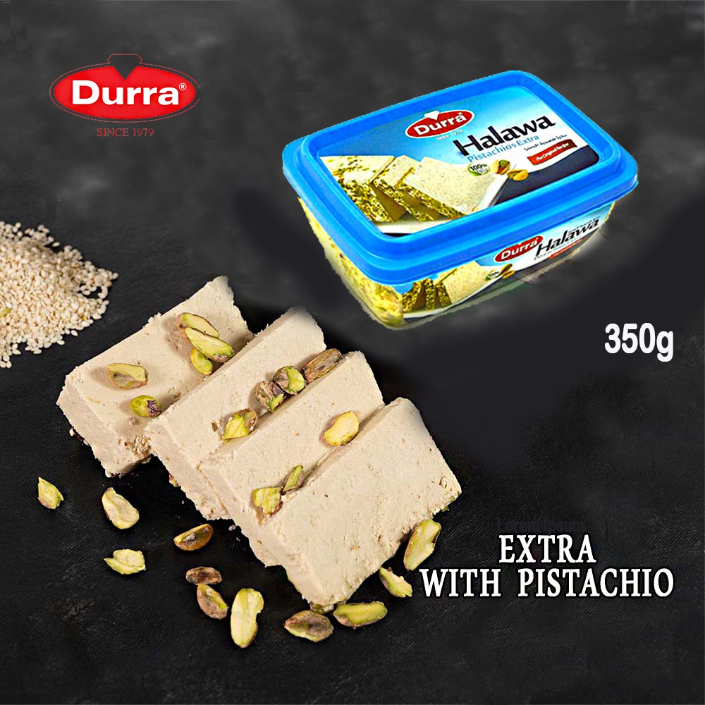 Durra Halva Halwa Pistachio | Halawa Plain | Extra Pistachio ...
