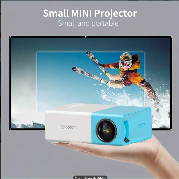 【Local Seller】Mini Portable YG300 LED 3d Home Theater Projector HD ...