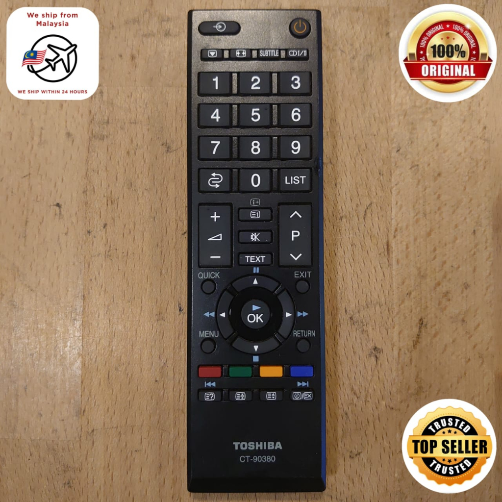 TOSHIBA TV CONTROLLER / REMOTE 100% ORIGINAL USE | Shopee Malaysia