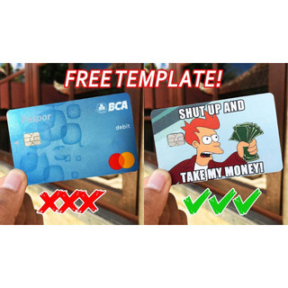 Custom Made Sticker - ATM Card Sticker - ACCESS Card Sticker - Touch n ...
