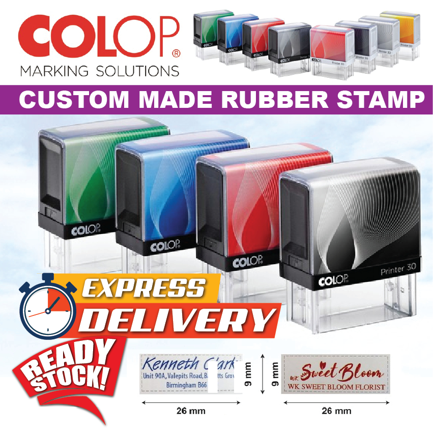 EXPRESS !READY STOCK! Rubber Stamp Colop Selfink SAME DAY DELIVERY ...