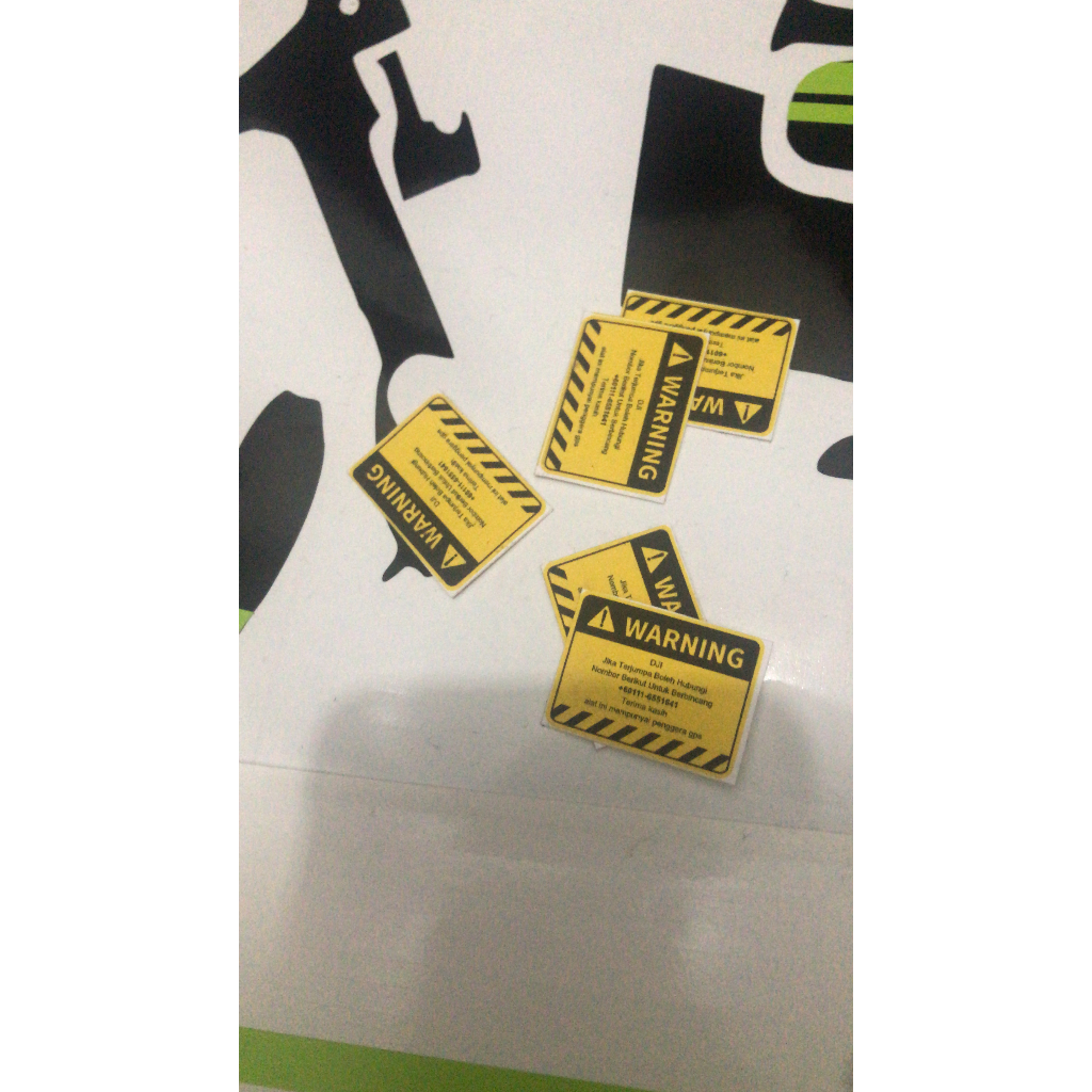 PEHSTICKERS drone warning stickers contact | Shopee Malaysia